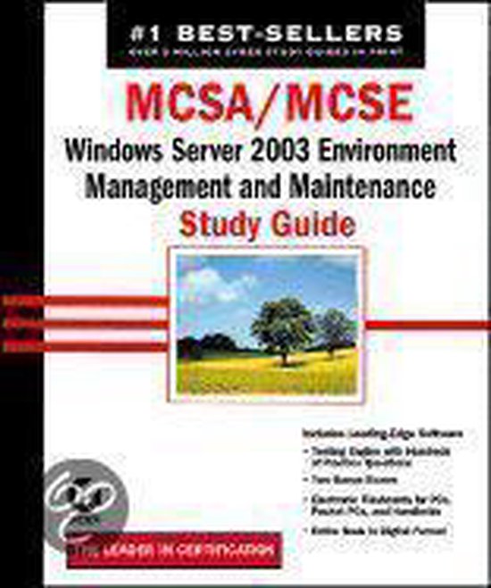 MCSA/MCSE: Windows® Server 2003 Environment Management and Maintenance Study Guide,... | bol