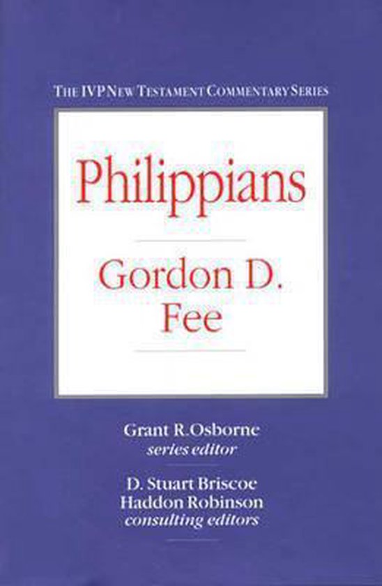 Philippians, Gordon D. Fee | 9780851116846 | Boeken | bol.com