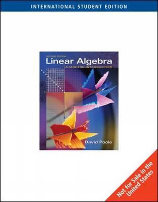 Linear Algebra, Poole, David | 9780534405960 | Boeken | bol