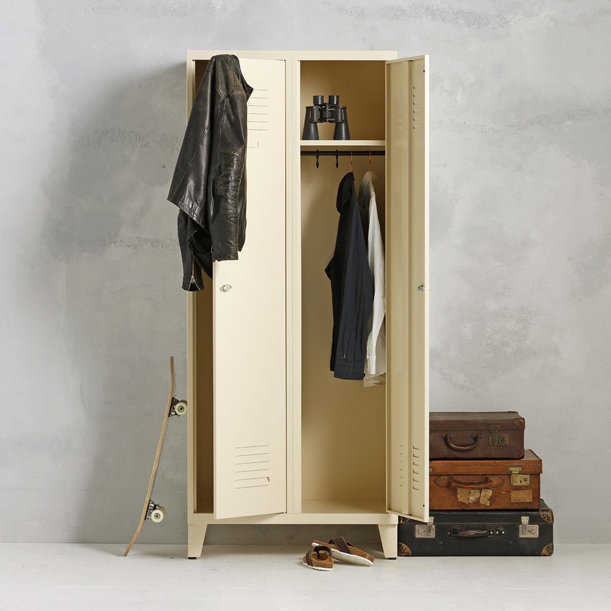 Lockerkast metaal I Locker kledingkast I 1 legplank & hangruimte per ...