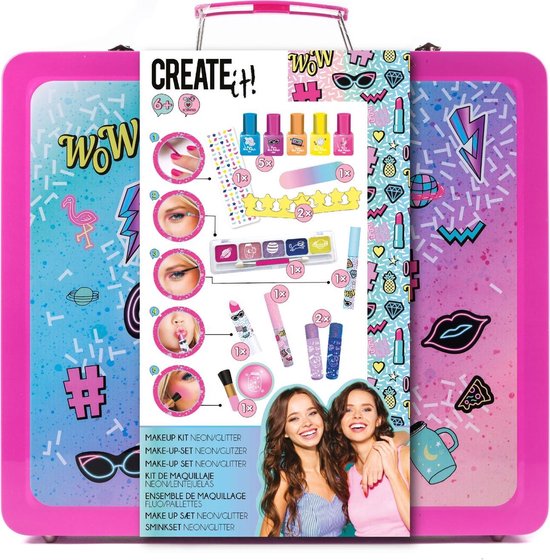 Create It! Make-up set in Koffer | bol.com