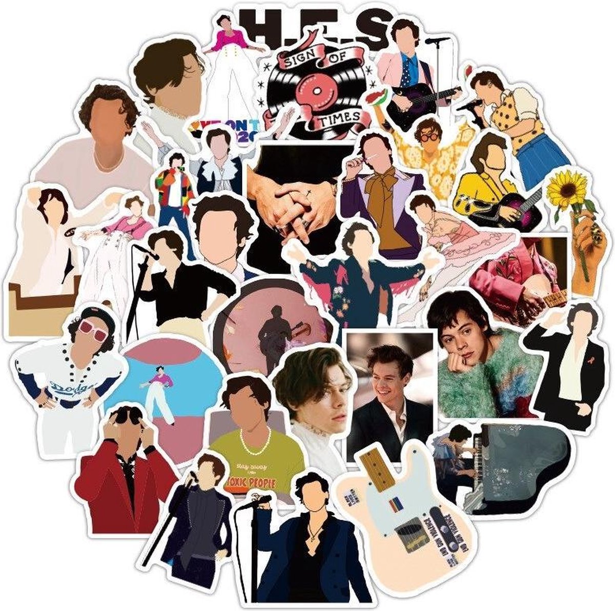 Harry Styles - Harry Styles stickers - 50 stuks - Harry Styles Merch ...