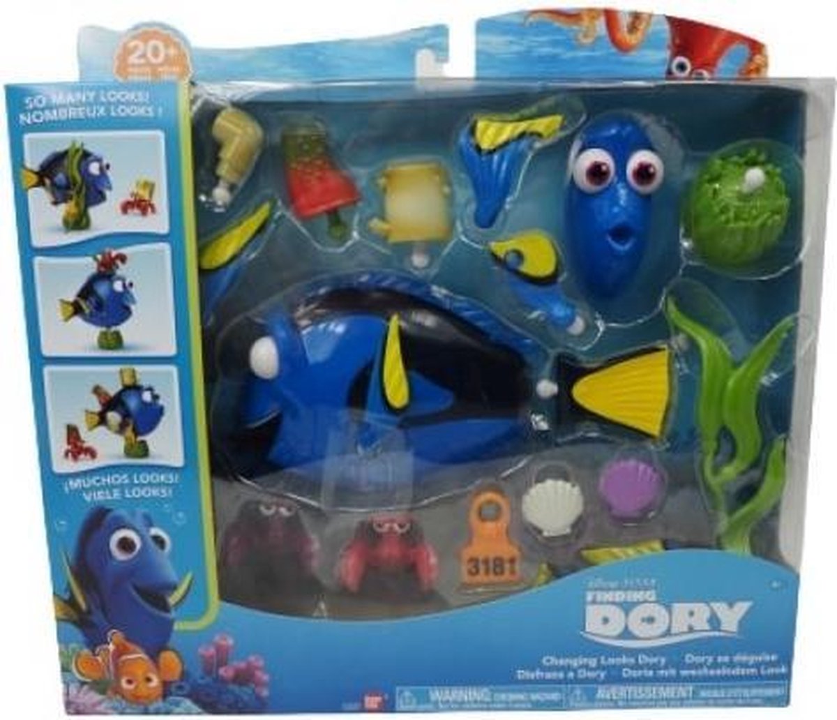 Finding dory speel figuur - met 2 krabben - verander Finding dory van ...