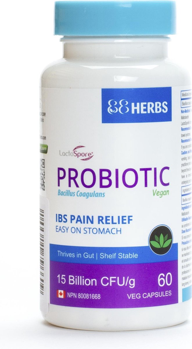88Herbs ★ Probiotica Lactospore® ★ Bacillus Coagulans ★ Sporenvormend ...