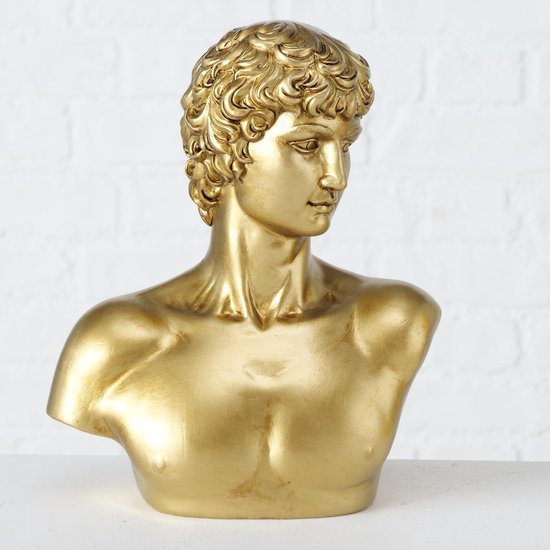 Borstbeeld - Davidus - Goud - 20 cm | bol