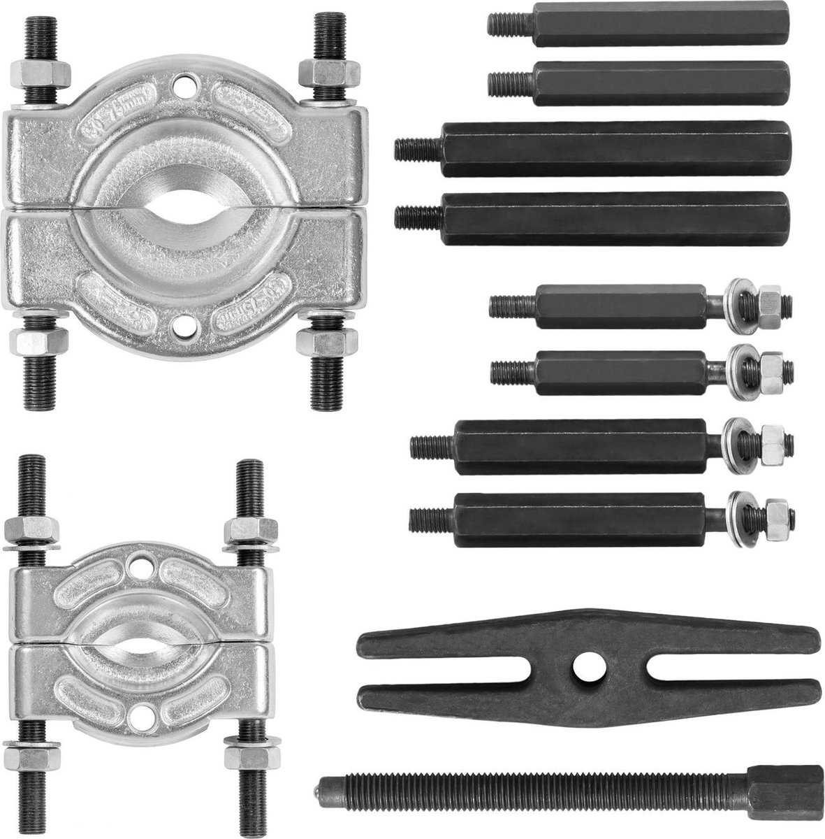 tectake Lagertrekker set 12-delig - 401127 | bol.com