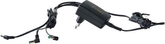Lemax - Power Adaptor 4,5v Black 3 Output Changeable Plug | bol