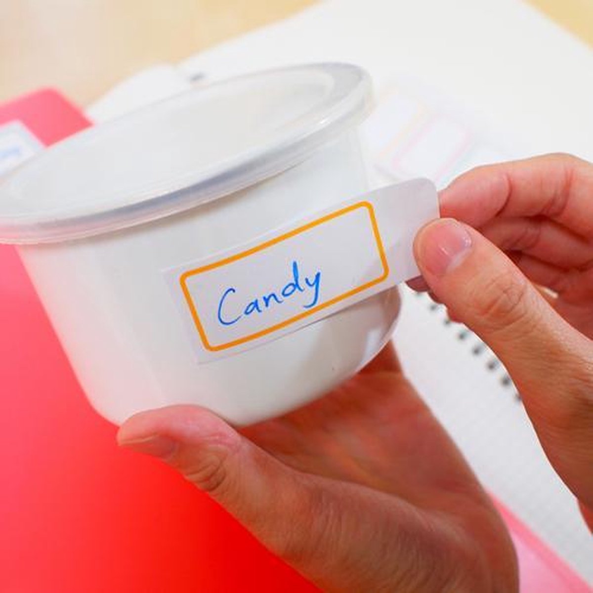 Stick'n Label etiket - 25x88mm, extra sticky, wit met rand, 3x30 sticky ...