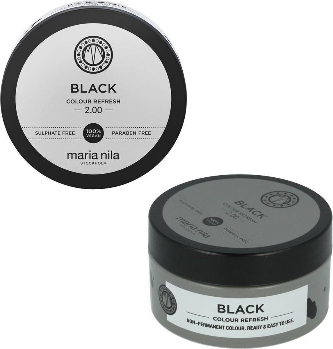 Maria Nila - Black Color Refresh Mask - Gentle nourishing mask without ...