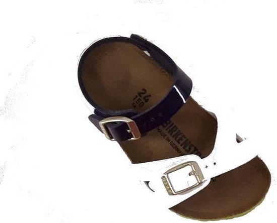 Birkenstock rio kids tropical wit lila smal 1003307, maat 29 | bol