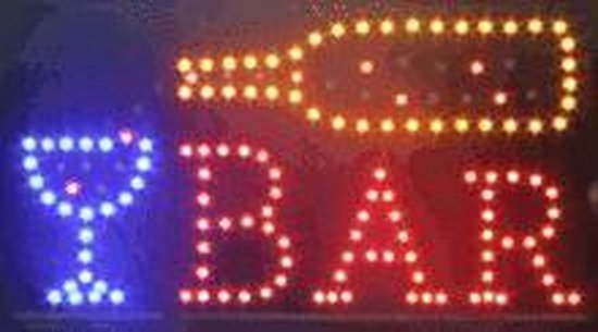 led bord 'bar' xl - bar bord | bol.com