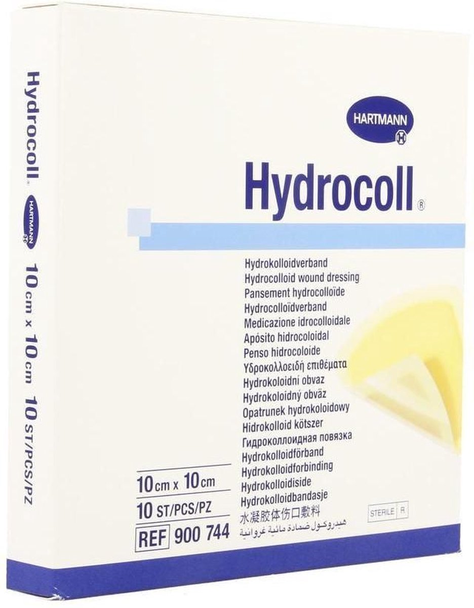 Hartmann - Hydrocoll Thin - zelfklevend steriel hydrocolloïd verband - 10 x 10cm | bol.com