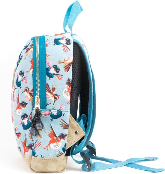 Pick & Pack Birds Backpack XS / Dusty blue | bol