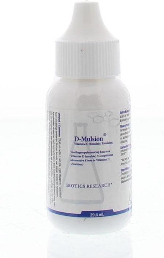 Biotics Bio D Mulsion - 29.6 ml - Vitaminen | bol