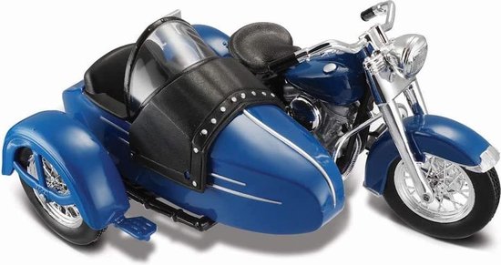 MAISTO HARLEY DAVIDSON MET ZIJSPAN 1:18 6 ASSORTI | bol.com