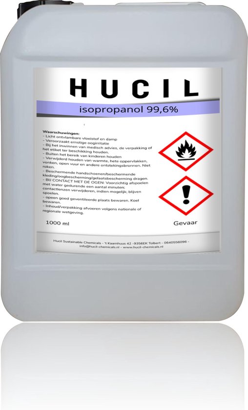 isopropyl alcohol - isopropanol - IPA - 2 propanol - 99,9% - 5 liter ...