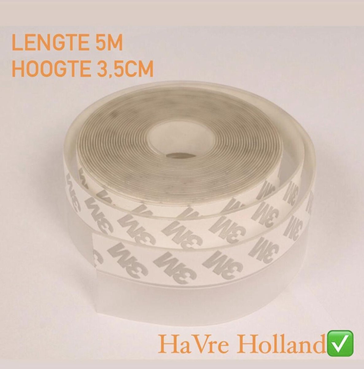 Tocht strip 5 meter - Tochtstrip - Tochtrol - Tochtband - Voor deuren ...