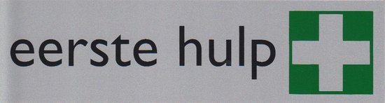 Infobord pictogram eerste hulp 165x44mm | bol.com