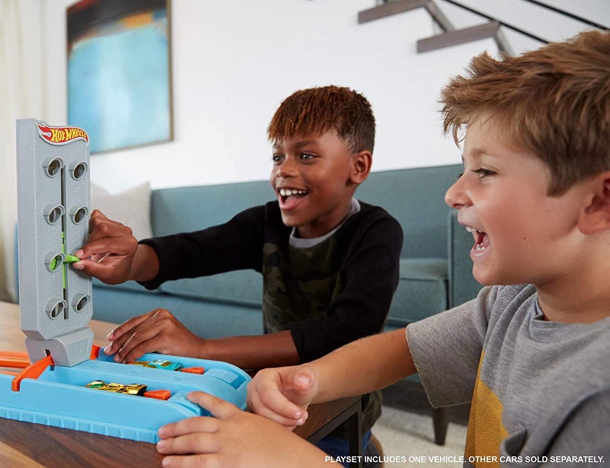 Hot Wheels - Dragstip Champion - Double Piste - Track Builder - Hotwheels Racebaan | bol.com