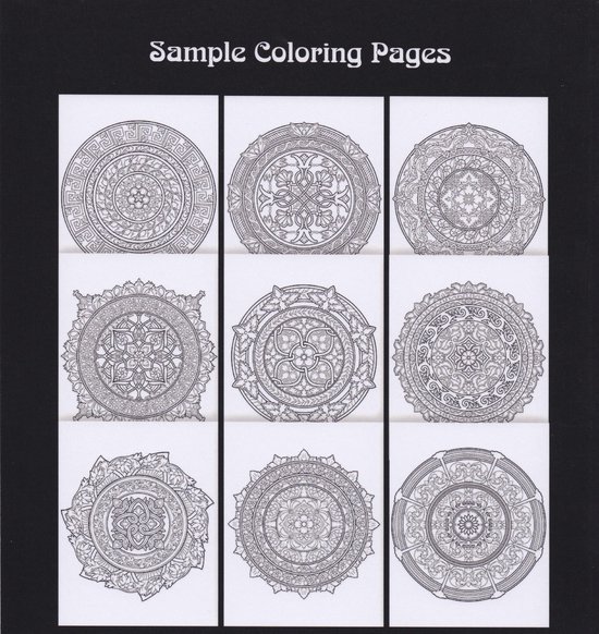 Greek Mandalas Coloring Book - Coloring Book Cafe - Kleurboek voor ...