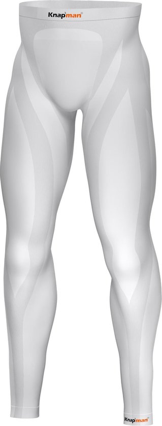 Knapman Zoned Compression Long Pants 45% Wit | Compressie Legging voor Heren | Maat L | bol.com
