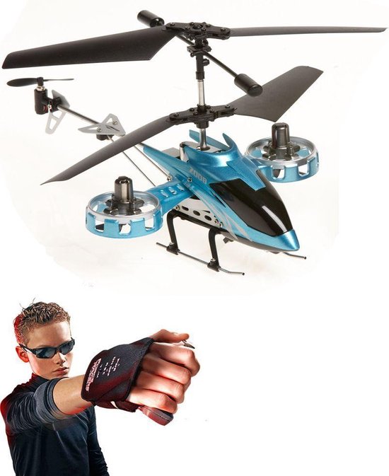 Force Flyers R/C helicopter - 4 kanalen - Met handschoen bestuurbaar | bol
