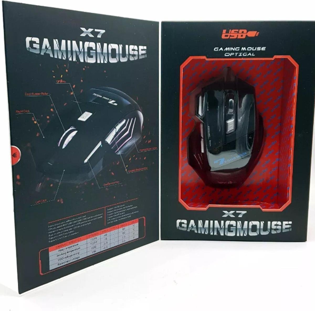 Gaming muis - Weibo X7 Optical Gaming Mouse | bol.com