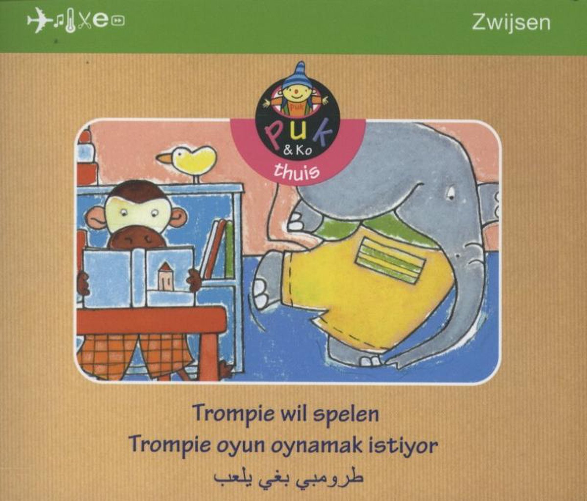 Trompie wil spelen, Trompie oyun oynamak istiyor | 9789027653130 ...