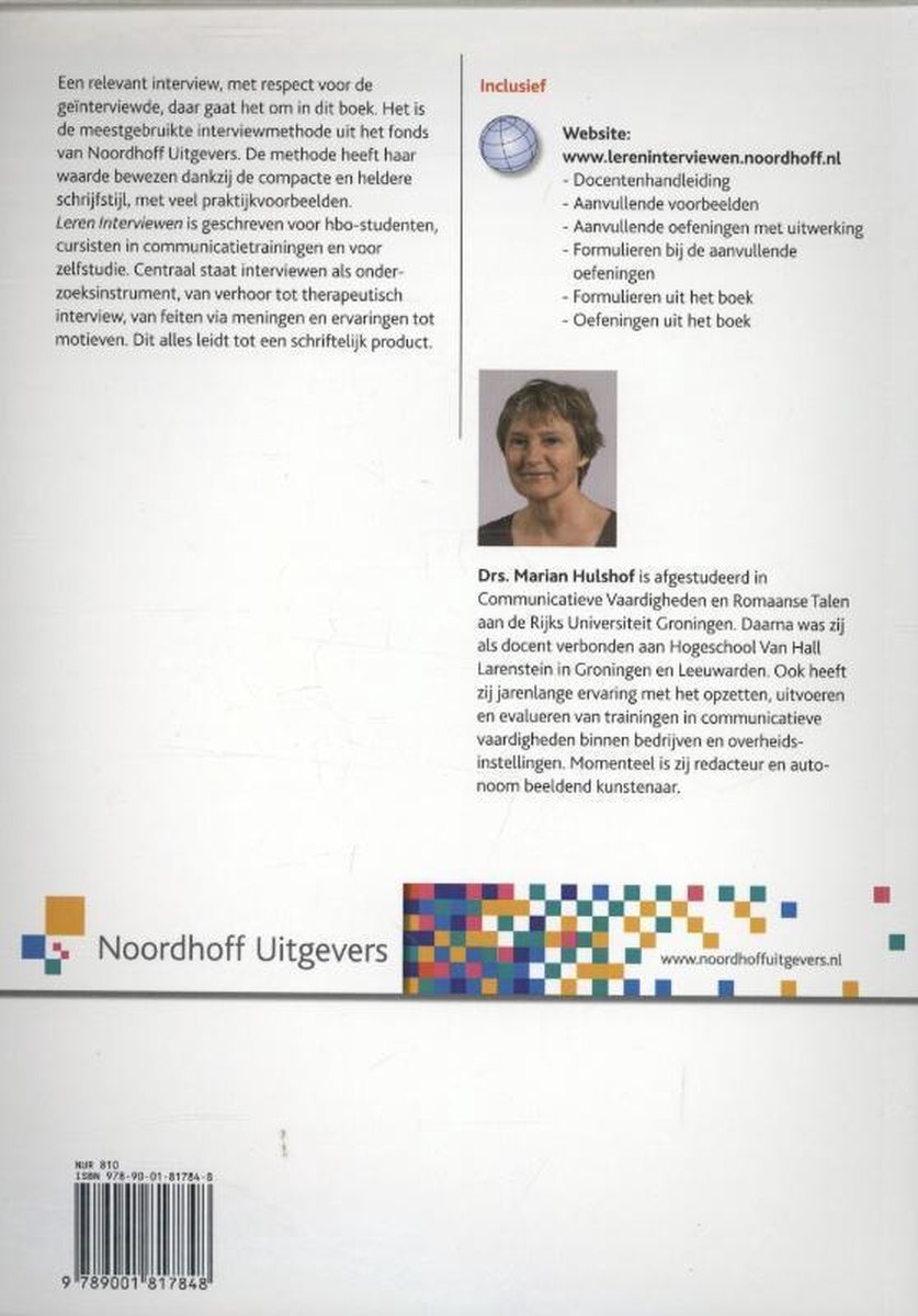 Leren interviewen | 9789001817848 | Marian Hulshof | Boeken | bol