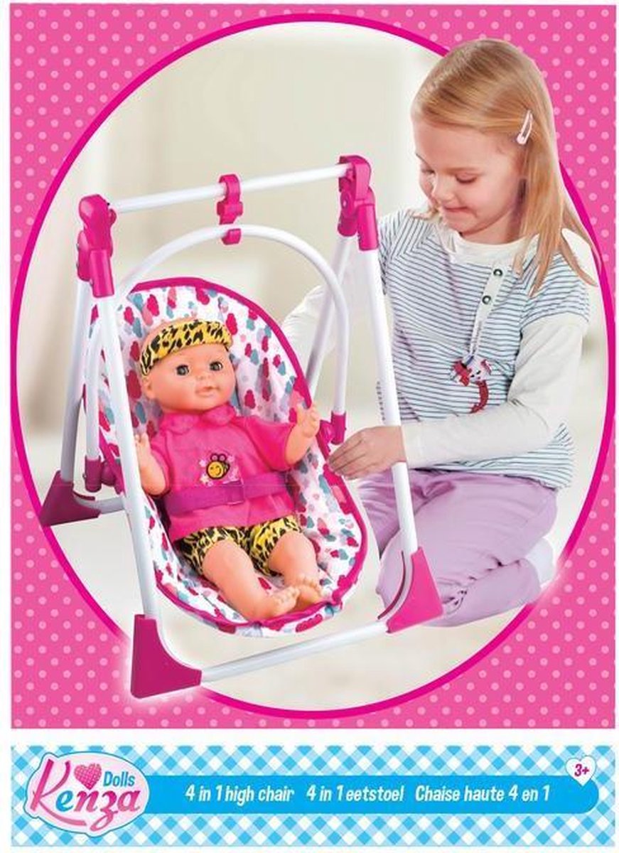 Kenza Dolls 4 In 1 Eetstoel | bol.
