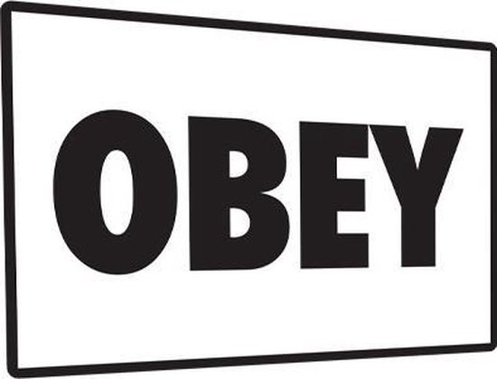 They Live: Obey Aluminum Sign | bol.com