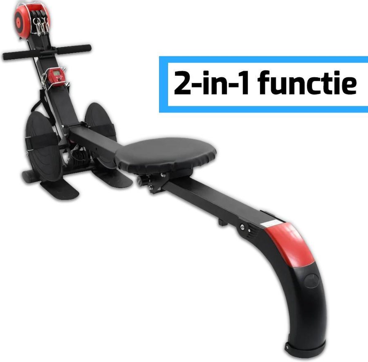 Roeitrainer Roeimachine - Roeiapparaat - Inklapbaar - Met Lcd Scherm ...