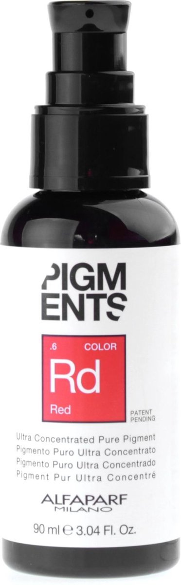 Alfaparf - Pigments - Ultra Concentrated Pure Pigment - .6 Red - 90 ml ...