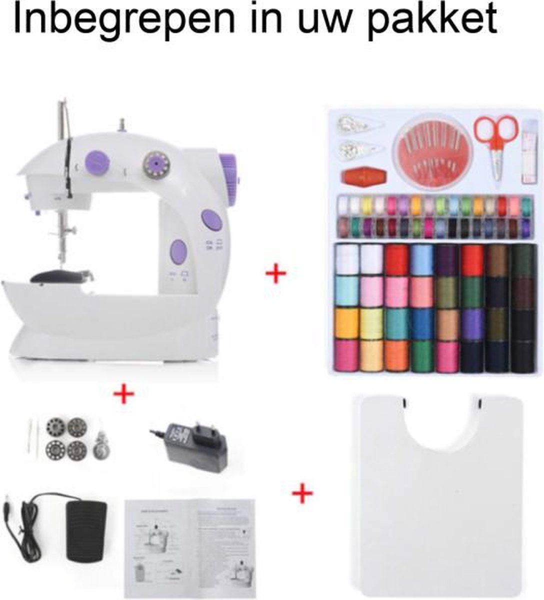 Mini Naaimachine - Draadloos - Elektrisch - Compact - Met Of Zonder Batterijen - Met... | bol.com