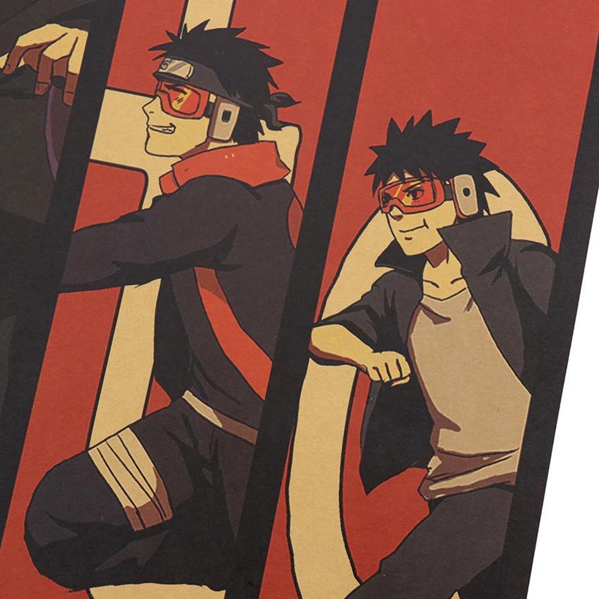 Affiche Vintage Naruto Run Obito Anime 51 x 35 | bol.com