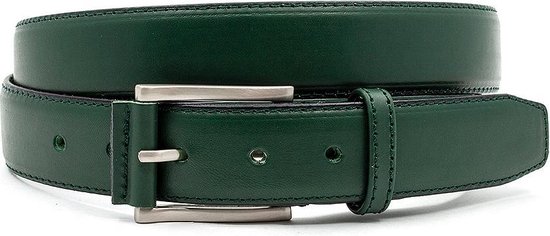 JV Belts Mooie groene heren riem - heren riem - 3.5 cm breed - Groen ...