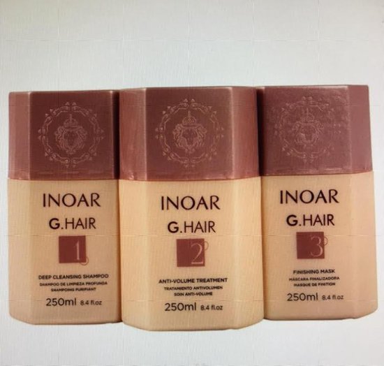 Inoar G Hair 3x250ml Original braziliaanse keratine behandeling ...