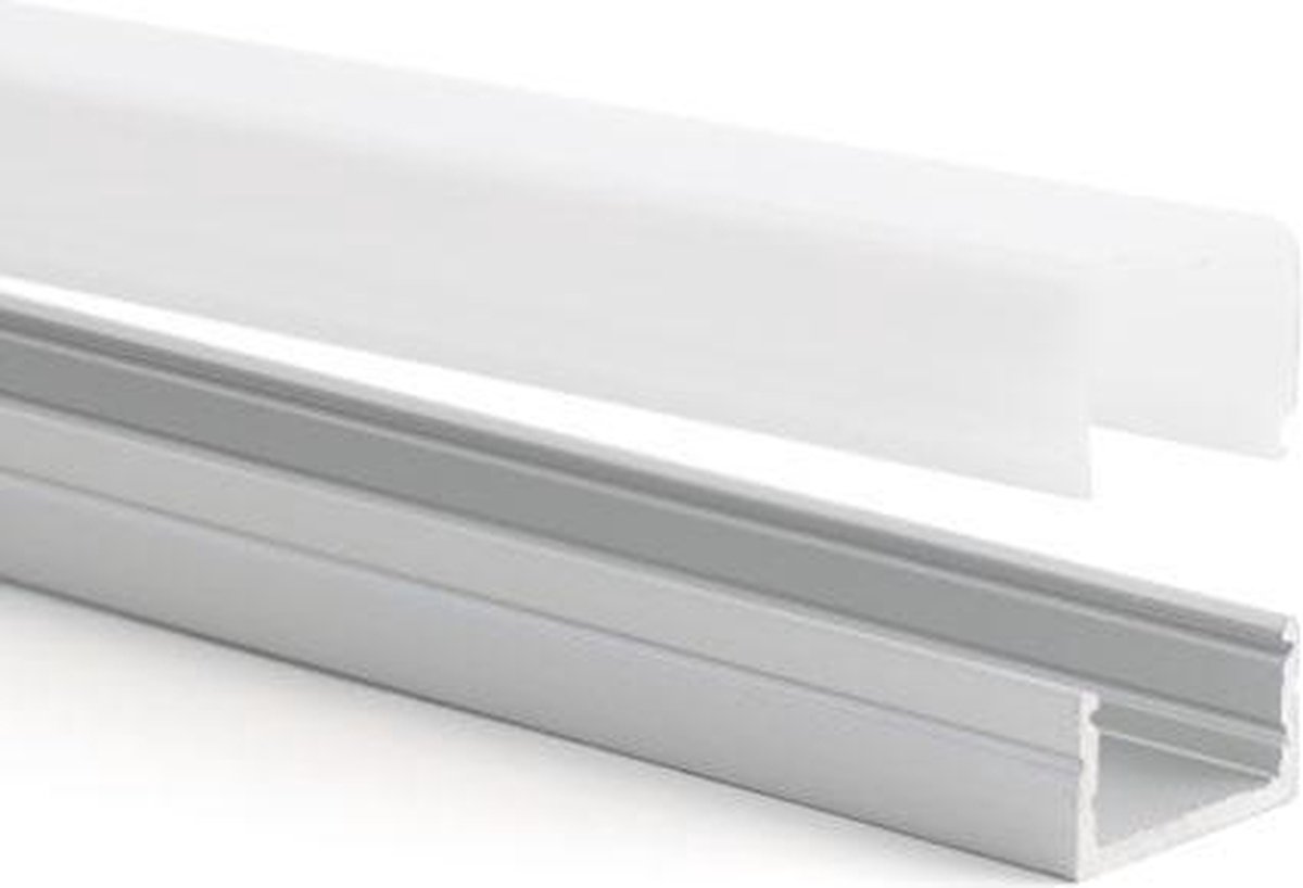 LED Strip Profiel Aluminium 1 m 20x20 mm Opbouw | bol.com