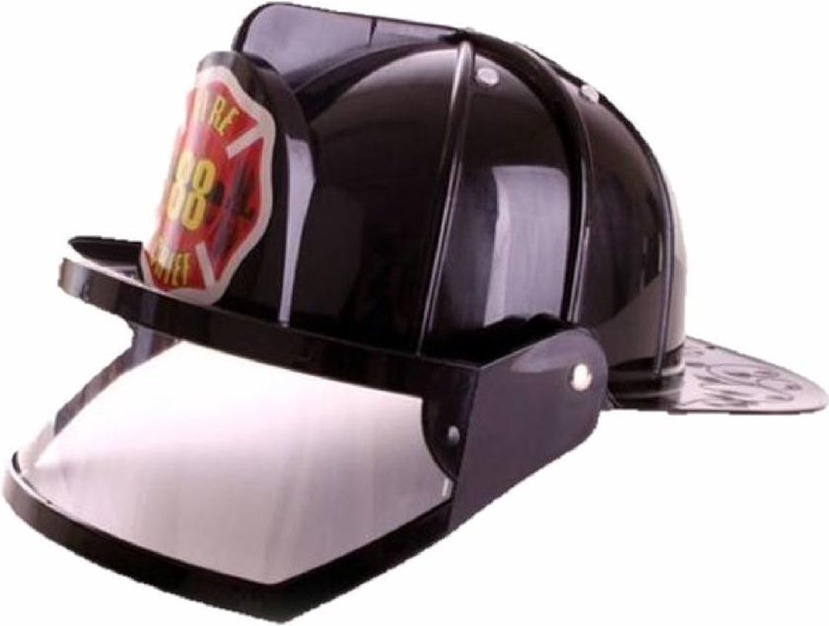 PartyXplosion - Helm - Brandweer - Zwart | bol.com