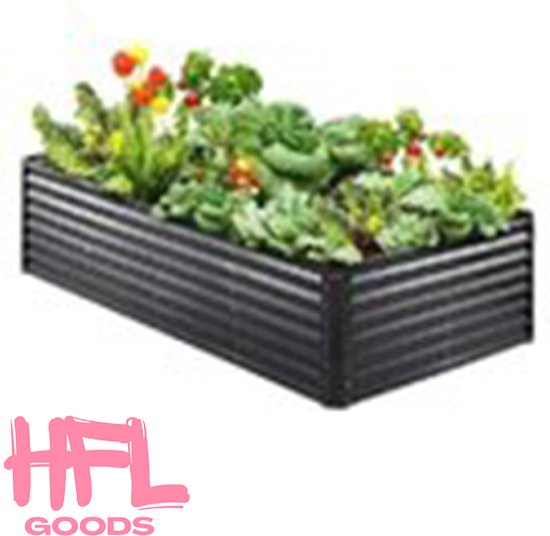 HFL Goods Moestuinbak - Plantenrek Metaal - Plantenbak - Plantenbak ...