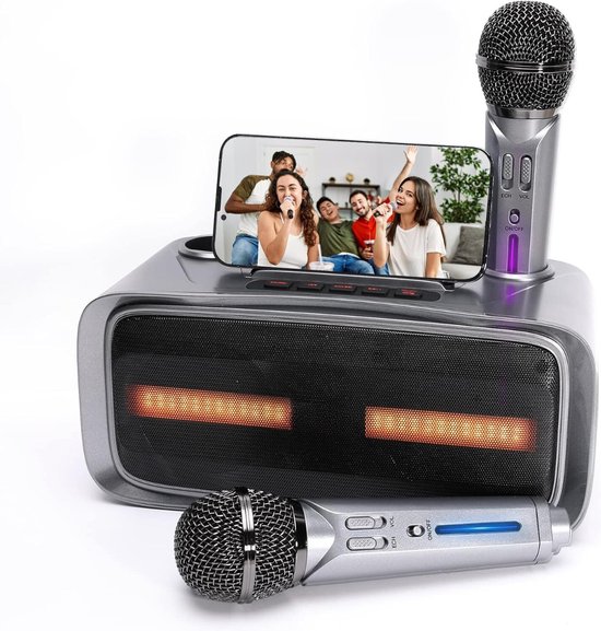 Karaoke Set voor Kinderen en Volwassenen - Karaokeset - Karaoke Set ...