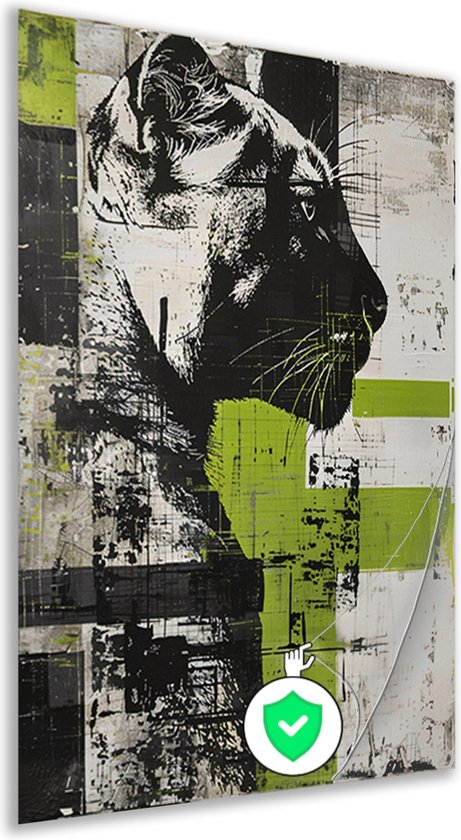 Panter poster - Dier posters - Posters Blokken - Muurdecoratie klassiek ...