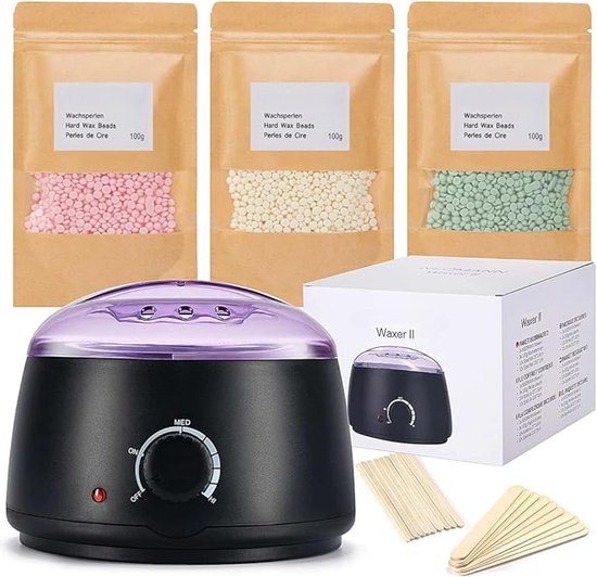 Wax Verwarmer Apparaat - Makkelijke Heater - Met 300 Gram Erbij - 20 ...