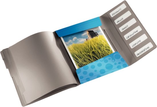 Leitz Bebop Map Sorteermap Insteekmap A4 Rood 6 Vakken Tabs PP | bol