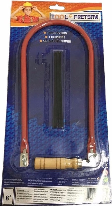 Figuurzaag voor kinderen vanaf 8 jaar - hobby zaag - met reserve ...