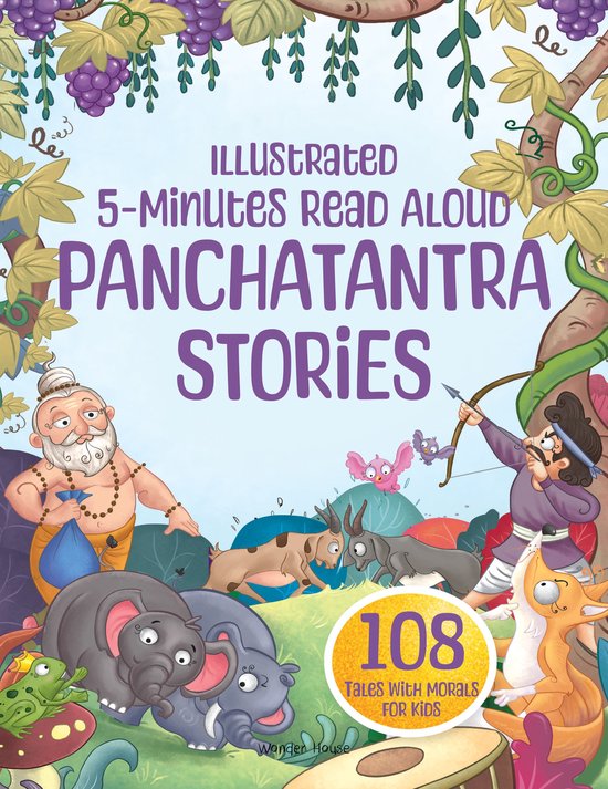 Illustrated 5 Minutes Read Aloud Panchatantra Stories: 108 Moral ...