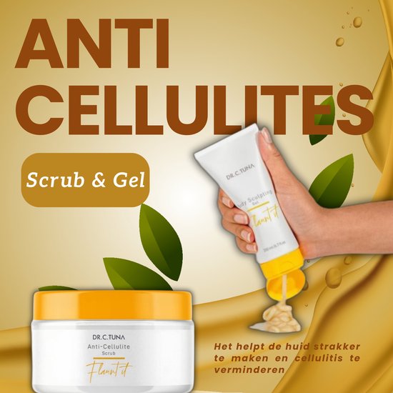 Farmasi | Anti-cellulitis Set | 1x Lichaamsgel 200ML | 1x Scrub 200ML | bol