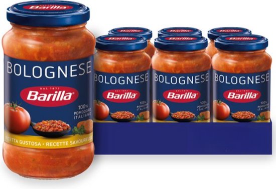 Barilla Bolognese Pastasaus - 6 x 400g | bol