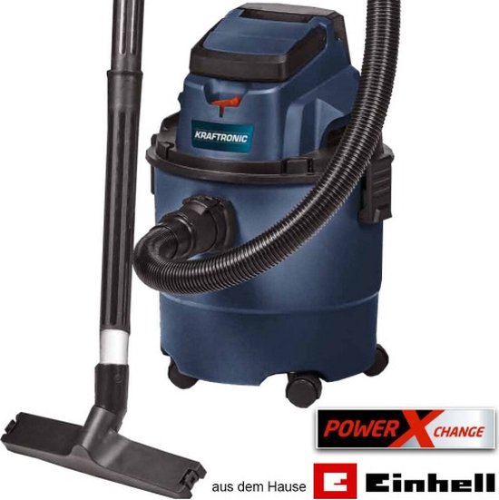 Kaftronic - Made by Einhell - KT-NT 15 Li Kit accu nat-droog stofzuiger ...