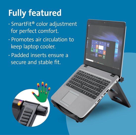 Laptop verhoger Easy Riser 1 grijs - Stand, verstelbaar, ergonomisch ...